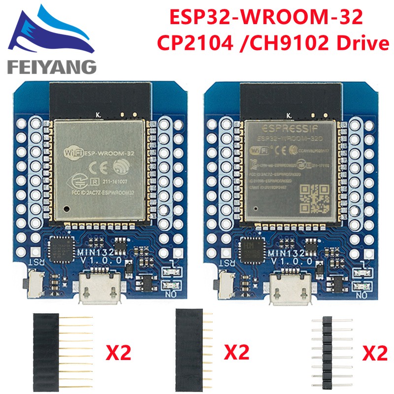 Wemos Mini D1 ESP8266 ESP32 ESP-32S WIFI Bluetooth CP2104 Development Board Module For Arduino ...