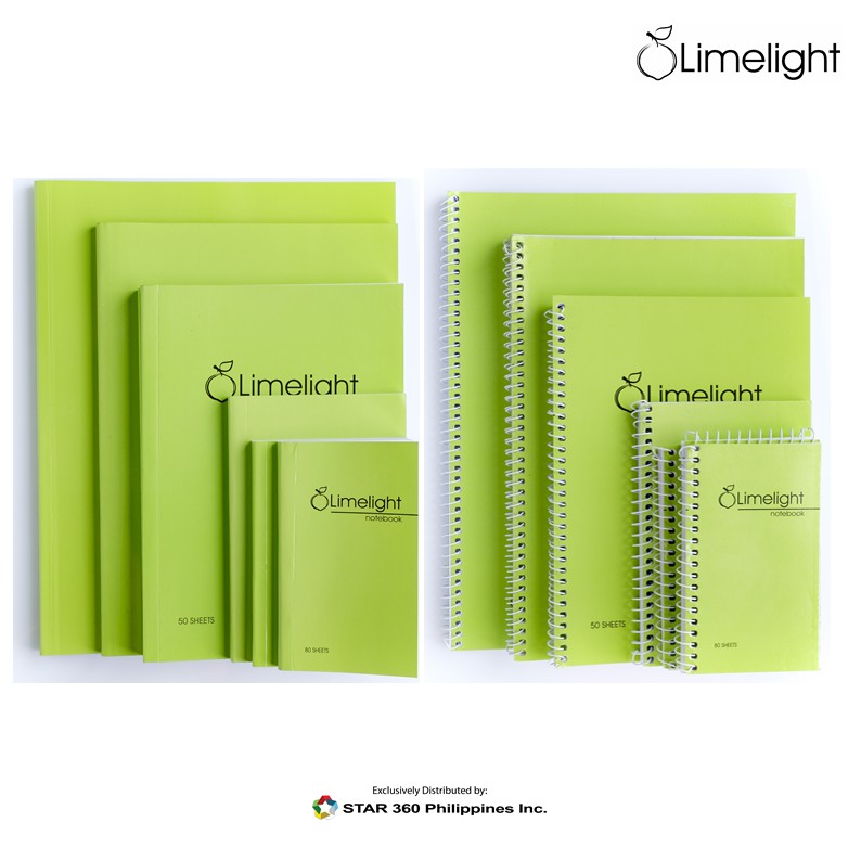 10pcs Limelight Notebooks (Cut sizes) | Shopee Philippines