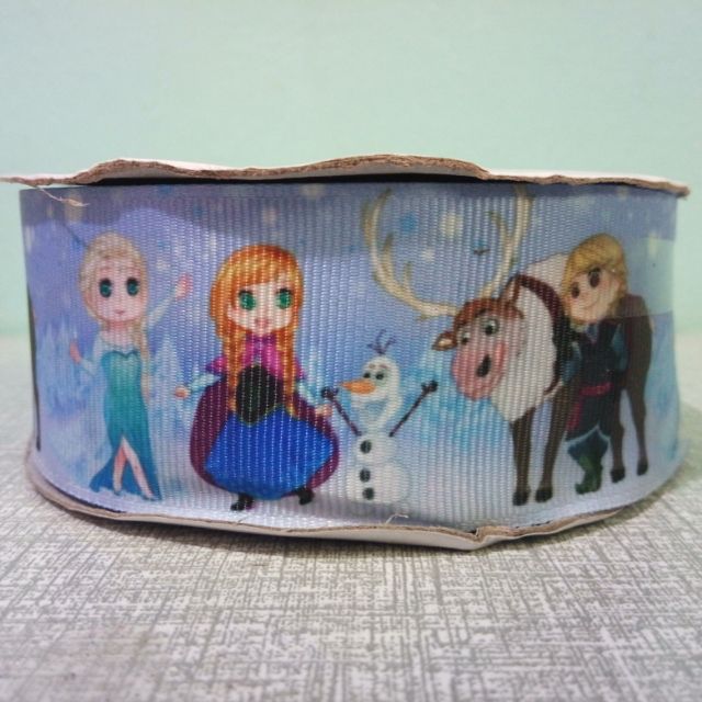 Frozen grossgrain ribbon 1" inch and 1.5" | Shopee Philippines