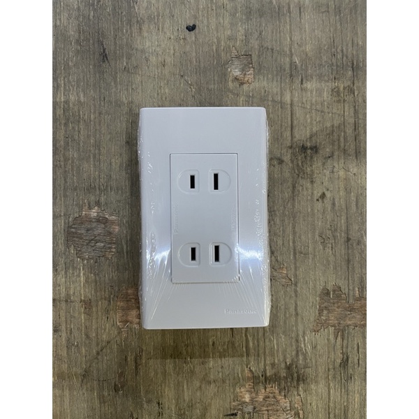 Panasonic WIDE Series Duplex flat pin Outlet WEG1302-5 | Shopee Philippines