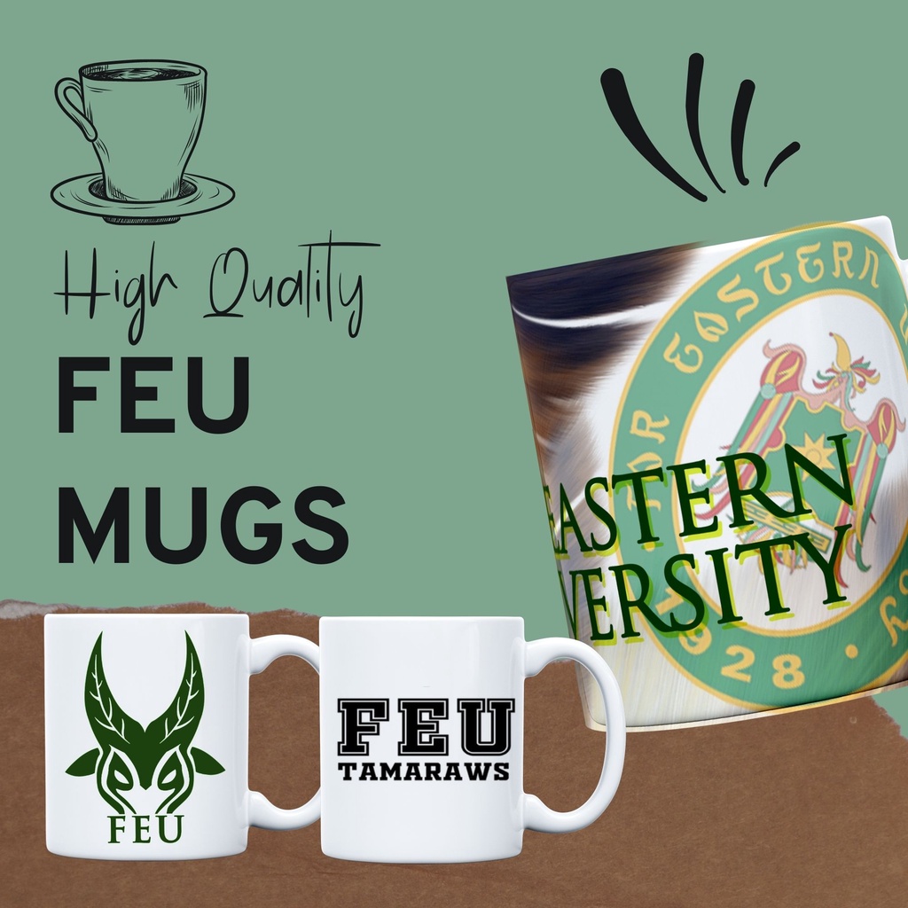 FEU (Far Eastern University) High Quality Mugs | Shopee Philippines