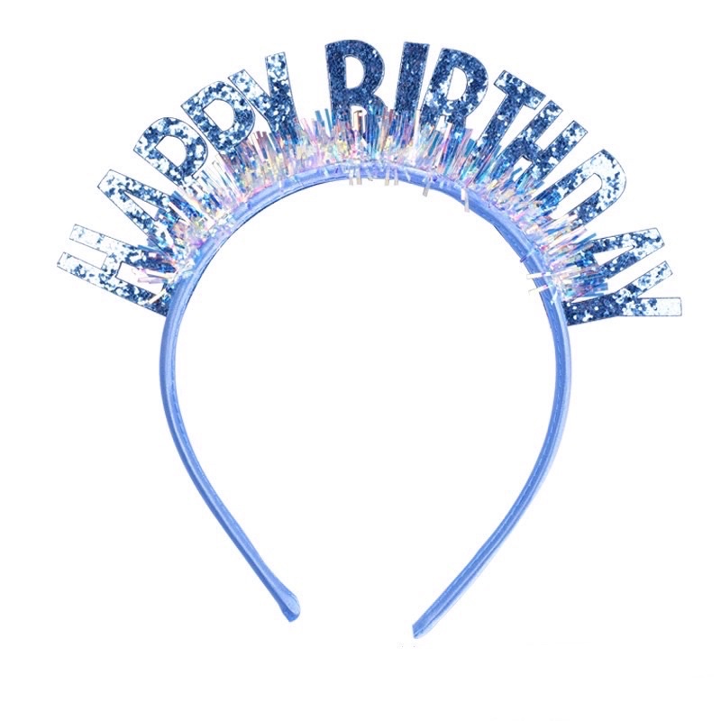 Happy Birthday Headband Girl's Birthday Decoration Hat Crown Party ...
