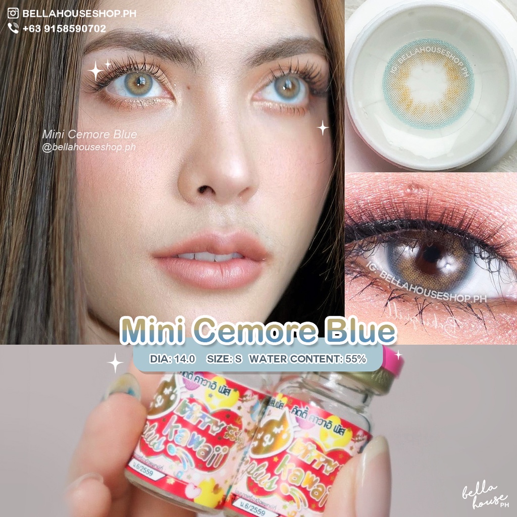 Kitty Kawaii - Mini Cemore Blue (Nongraded, Graded Natural Aqua Contact ...