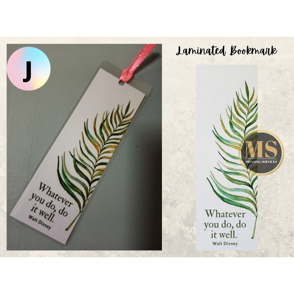 Laminated Bookmarks (Quotes, Bible Verses) | Shopee Philippines