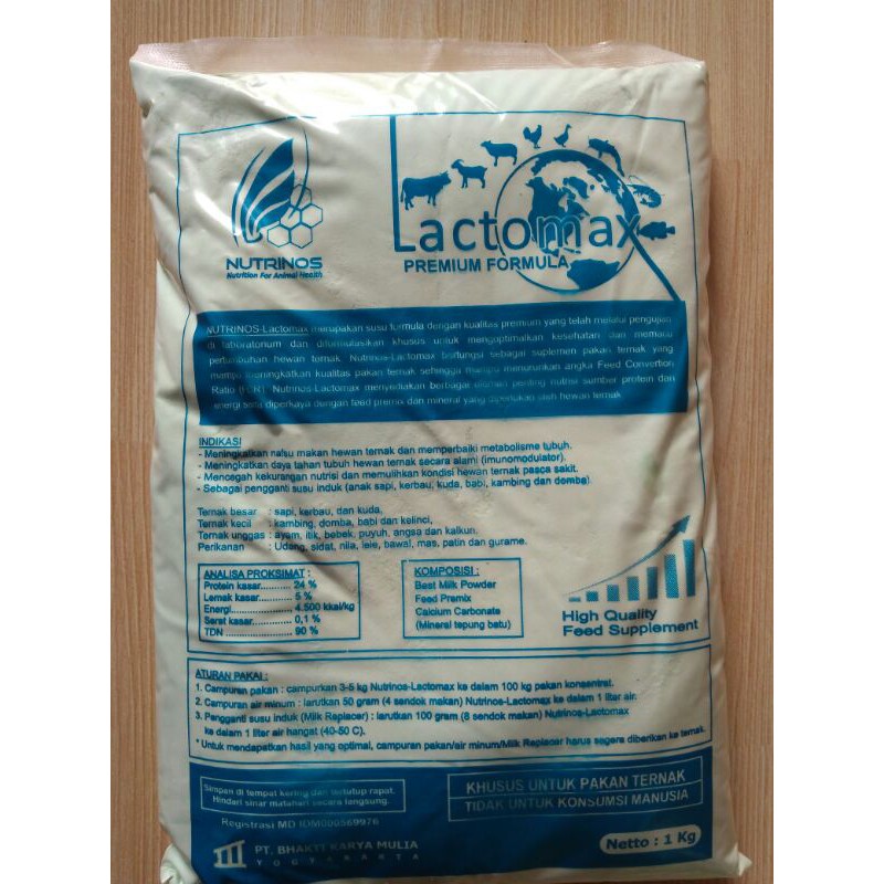 Lactomax Milk Replacement Milk Inductive Cempe Goat Cow Sheep 1kg ...