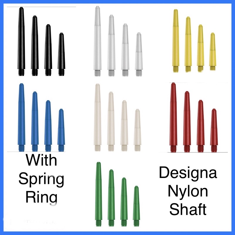 Dart Shafts-Designa-Nylon Shaft-with spring ring- | Shopee Philippines