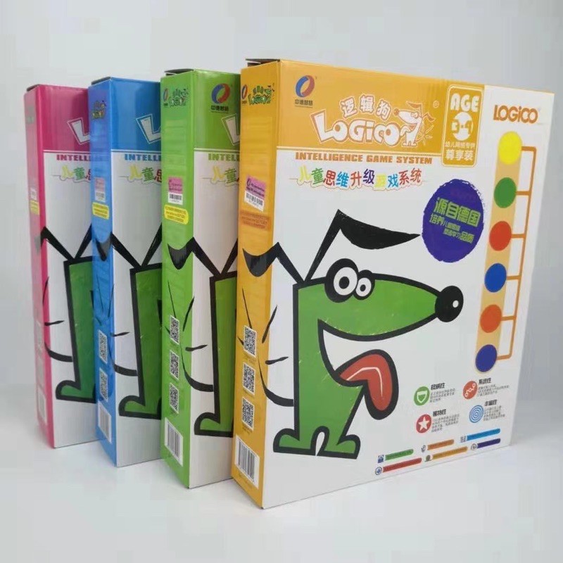 LOGICO with BOARD/MATHS German Logic Dog Children's Thinking Upgrade ...