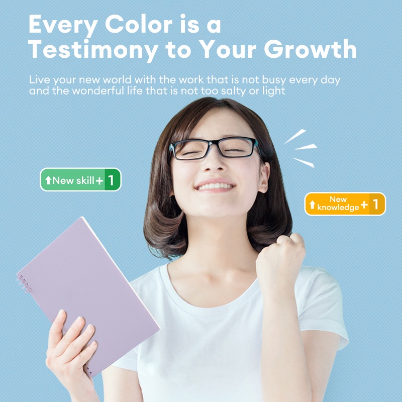 Deli Sweet A5 Student Spring Spiral Notebook Binder Notebooks School ...