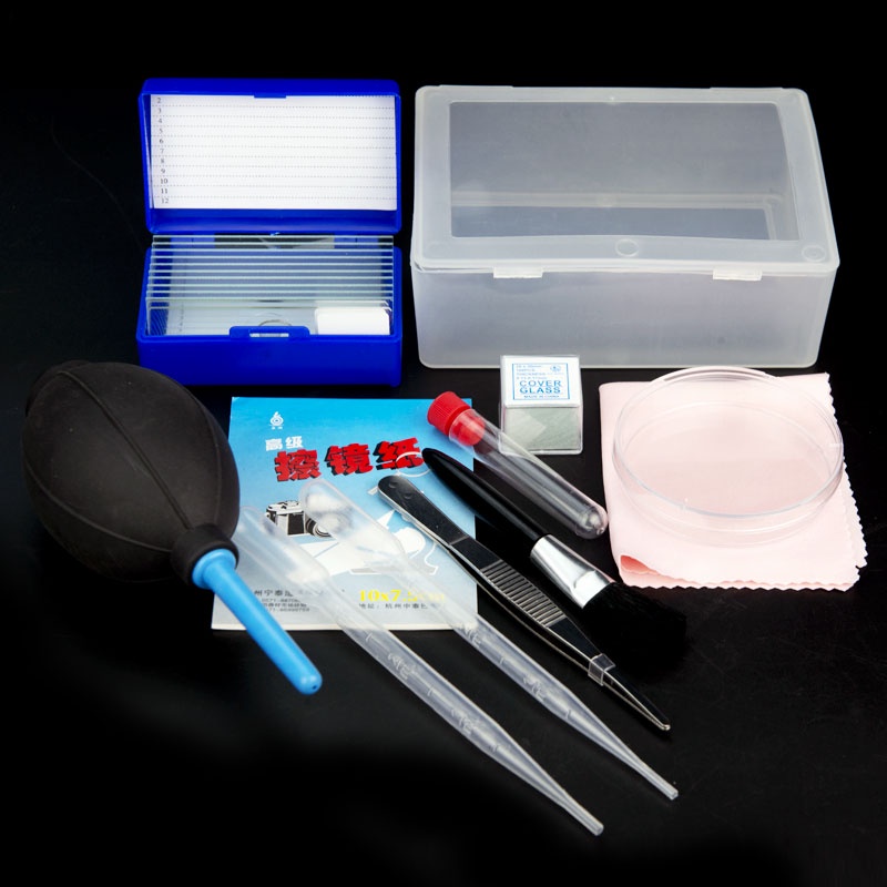 Microscope Accessories Kit Biology Science Experiment Sets Box ...