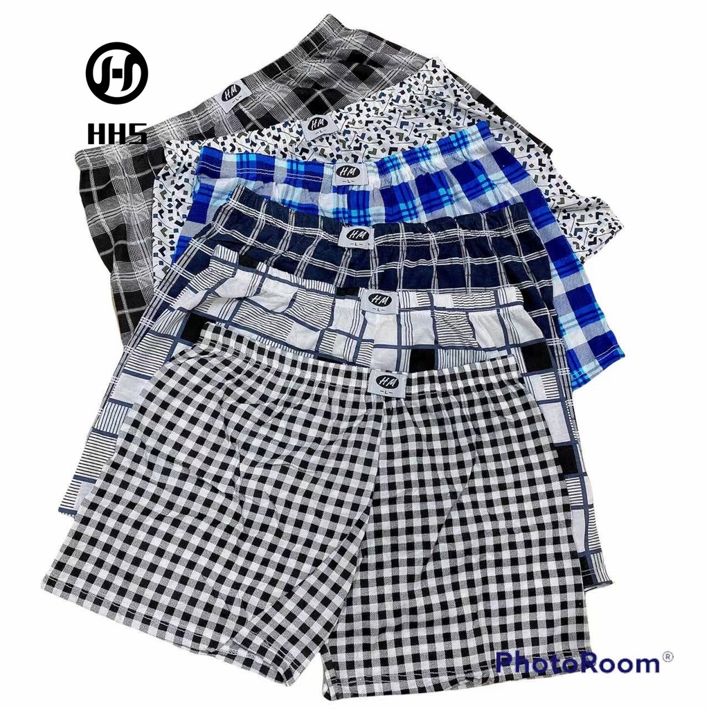 【Bingo】6PCS H&M Men's 100% Cotton Boxer short high qualit | Shopee ...