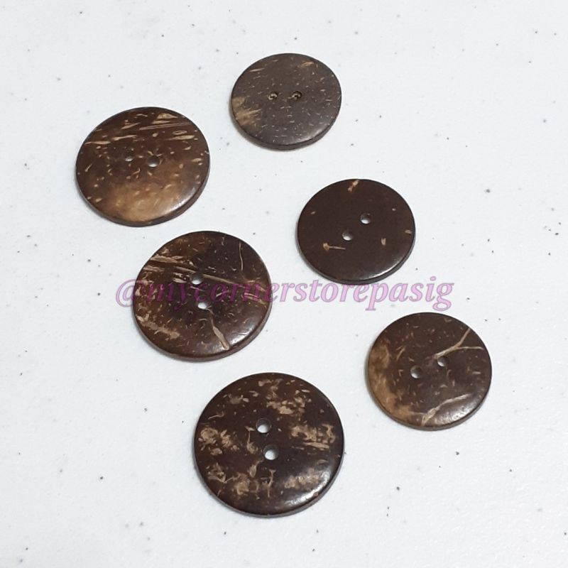 Coconut Shell Button 10 pcs | Shopee Philippines