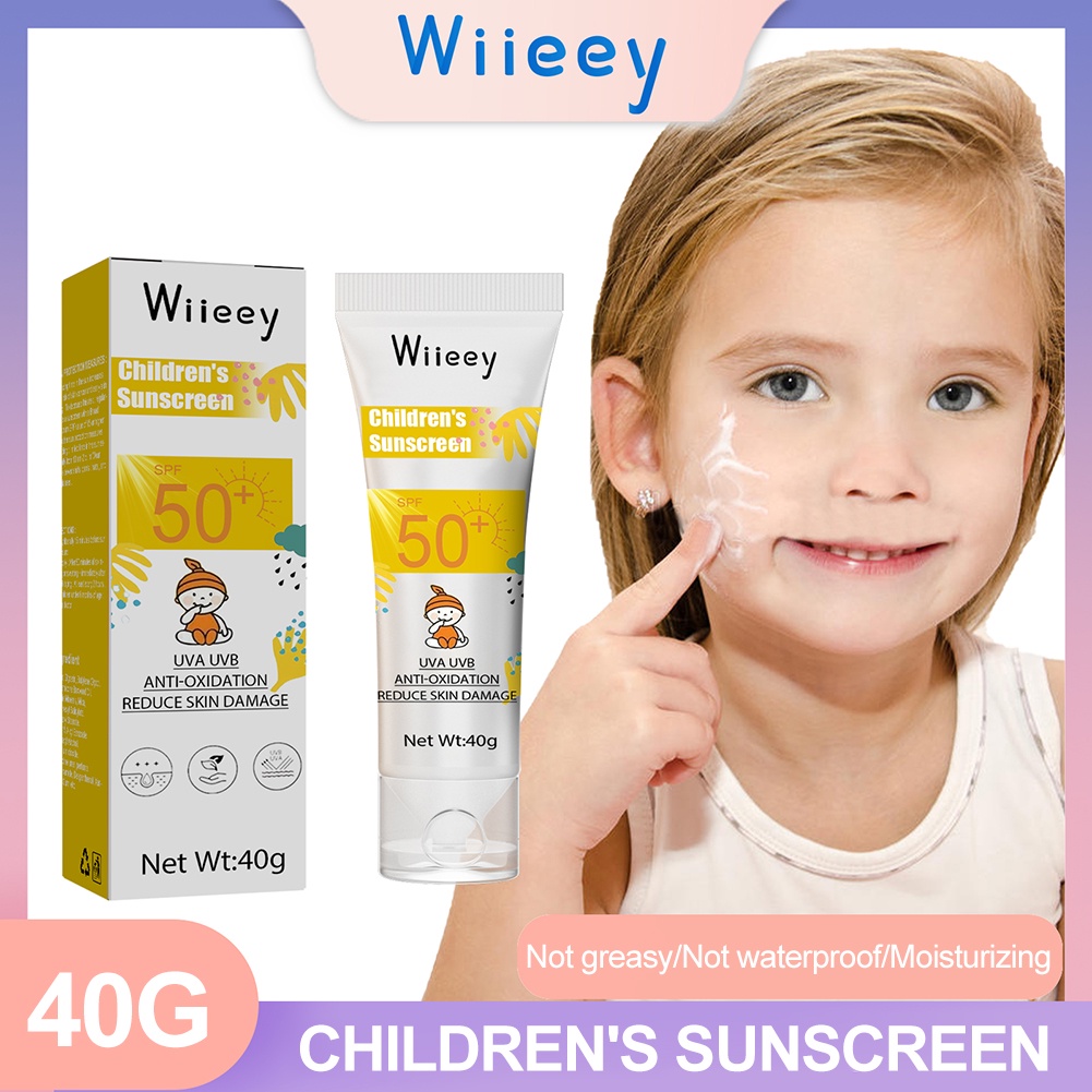 wiieey Baby Sunscreen Spf 50 Moisturizing Body Sunblock For Babies And ...