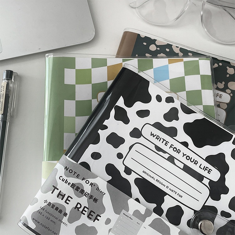 Plastic Notebook Simple Student Plan Book Literary Notepad | Shopee ...