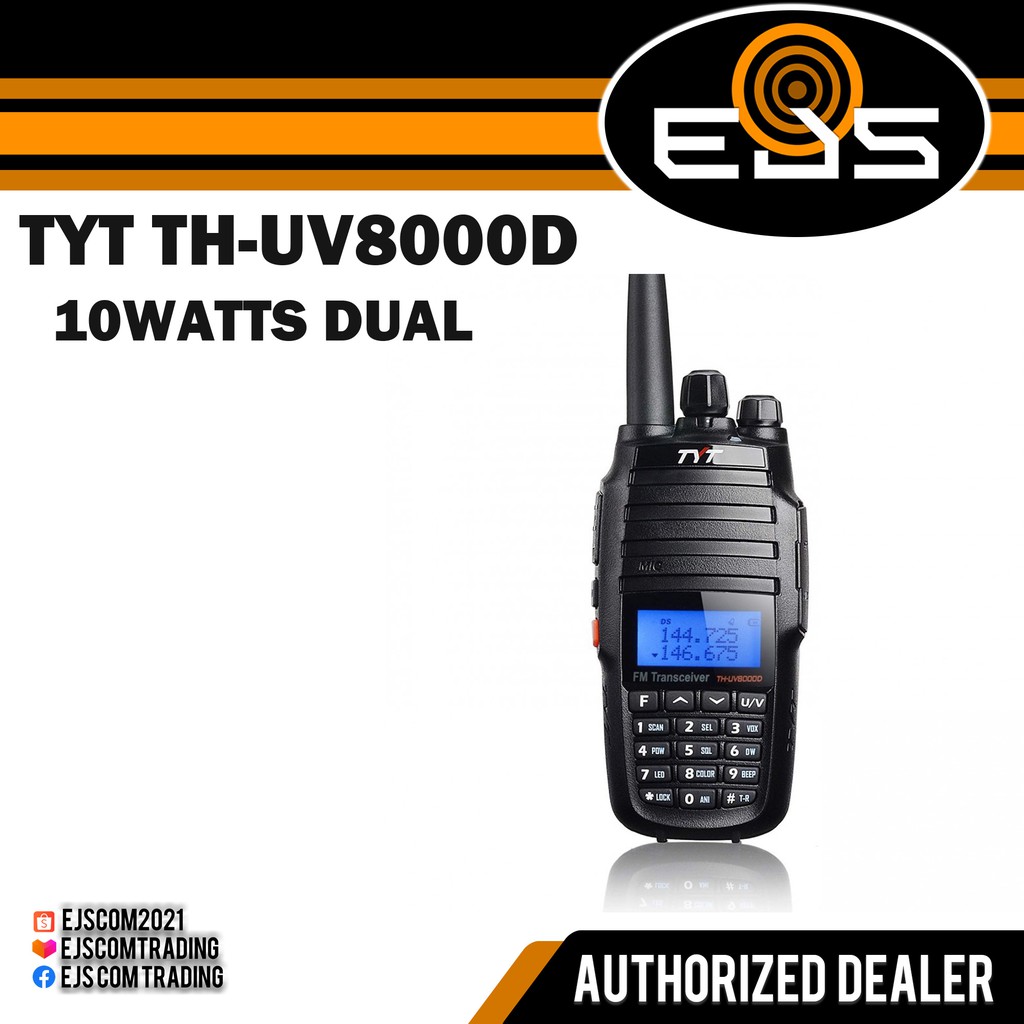 TYT TH-UV8000D 10WATTS DUAL BAND PORTABLE RADIO (READY FUNCTION ...