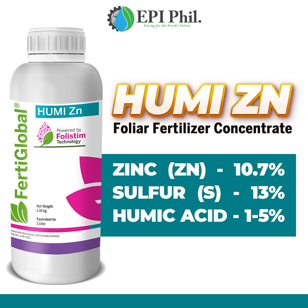Folistim Humi Zn Foliar Fertilizer Concentrate 1 Liter | Shopee Philippines