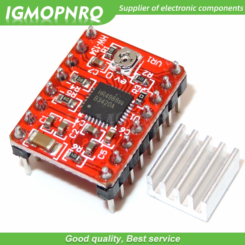 5pcs A4988 Driver Module Stepper Motor Driver with Heatsink for Reprap ...