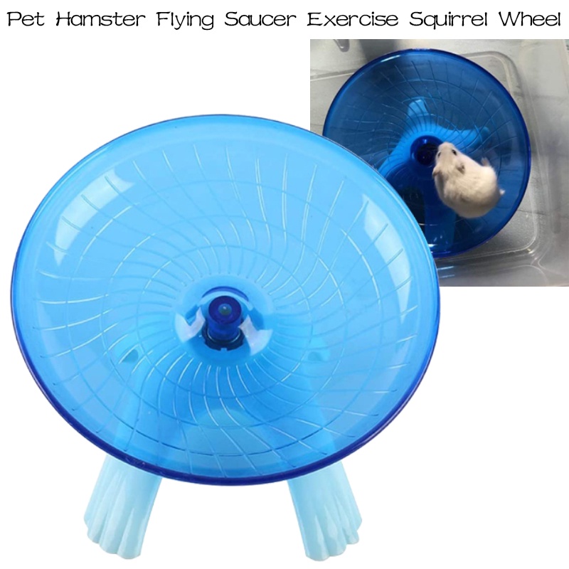 Pet Hamster Flying Saucer Exercise Squirrel Wheel Hamster Mouse Running ...