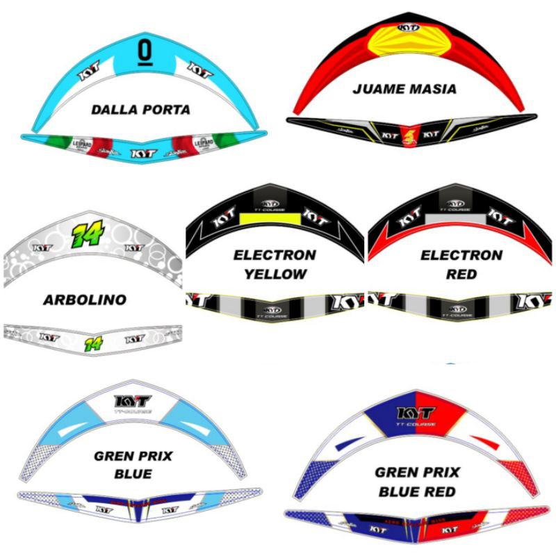 3D Kyt Tt Course Spoiler Sticker | Shopee Philippines