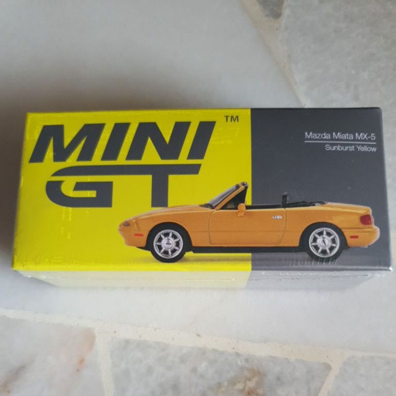 Mini GT Mazda Miata MX-5 392 Sunburst Yellow | Shopee Philippines