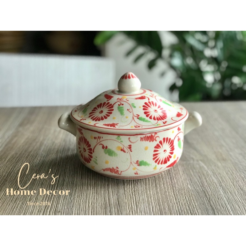 Antique cracked enamel rice bowl from Bat Trang Ceramic with hand ...