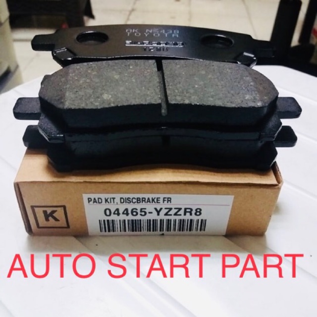 ORIGINAL FRONT BRAKE CAMPS 1 SET TOYOTA NEW AVANZA / VELOZ / NEW XENIA ...