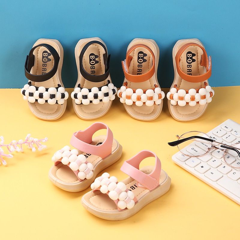 Girls Flower Model Sandals Shoes Imported Rubber Material 1-6th ...