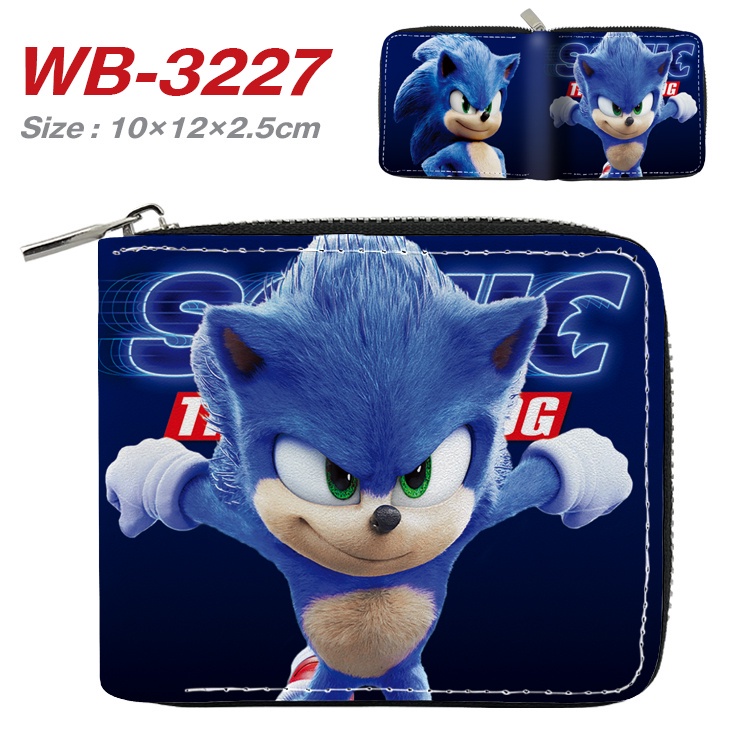 Super Sonic Darkspine Sonic Game Simple Casual Student Short Wallet Boy ...