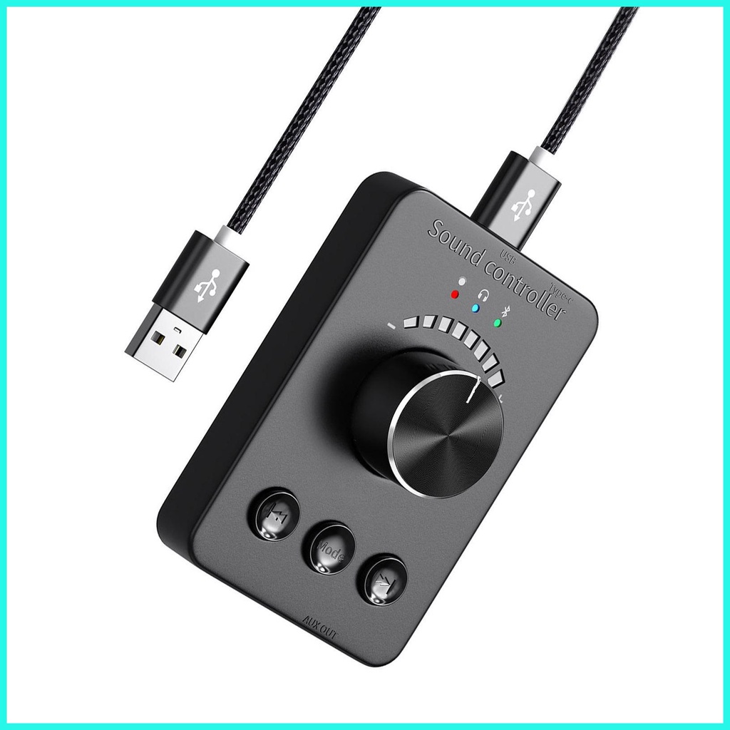 Multimedia Control Knob USB Volume Control with One-Key Mute Button PC ...