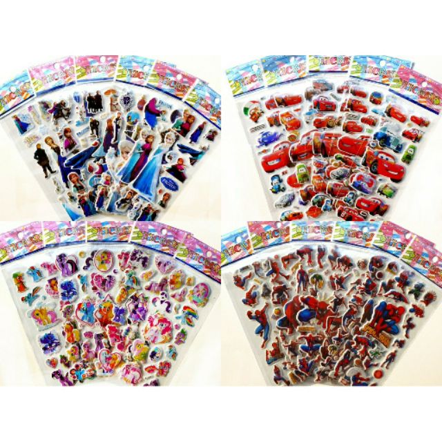 3d Cartoon Sticker (Random Design) | Shopee Philippines