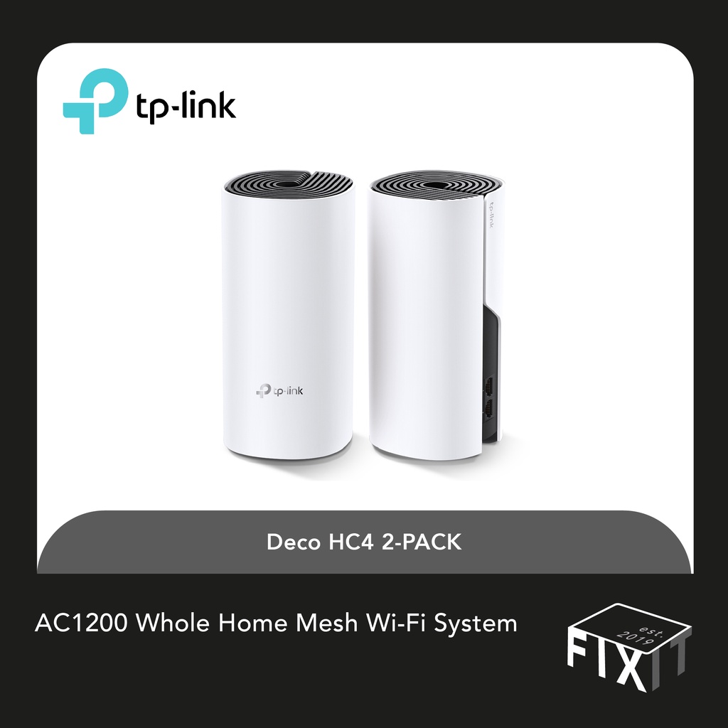 TP-Link Deco HC4 (2 Pack) AC1200 Gigabit Whole Home Mesh Wi-Fi System ...