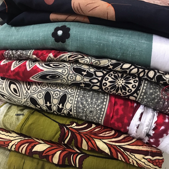 100% Cotton Linen Tole Fabric, Size 1m4 - Cool, Soft, Non-Elastic ...