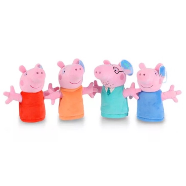 Peppa pig Puppa pig 25cm hand puppet hand puppet import | Shopee ...