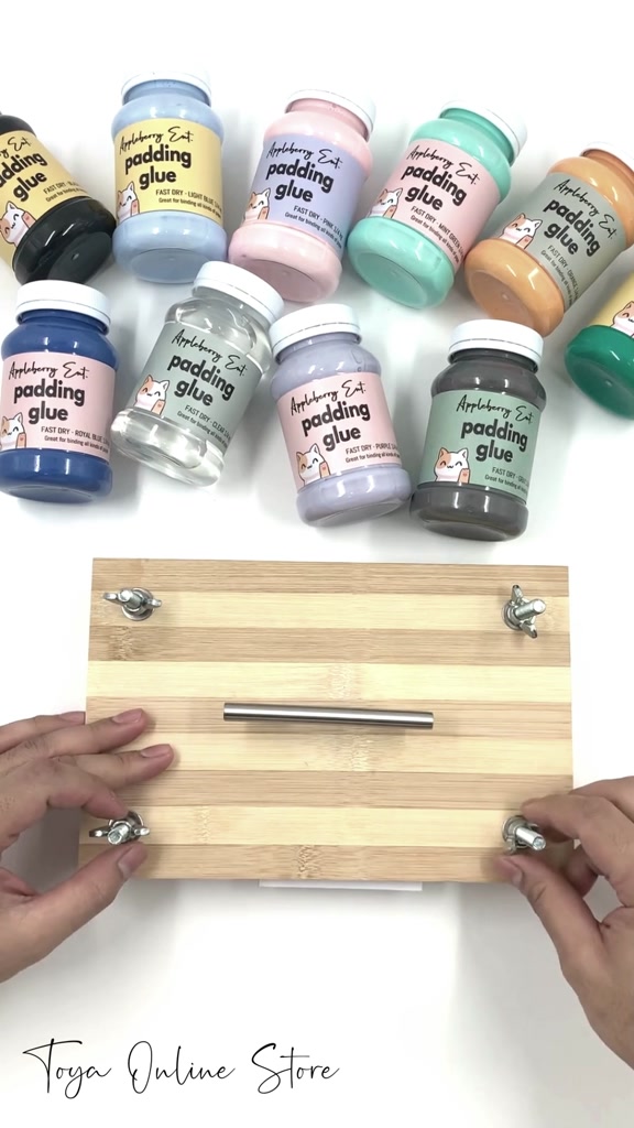 BOOK PRESS / PAD PRESS Package with Padding Glue and FREE BRUSH ...