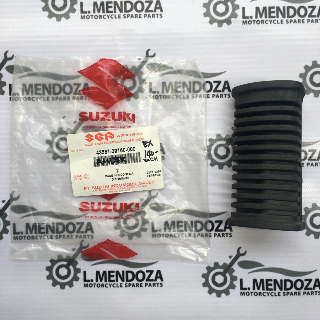 Suzuki Raider 150 SGP Rubber footrest (front) Genuine 43551-39160-000 ...