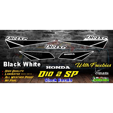 Honda Dio 2 SP Stock Decals / Stickers with freebies | Shopee Philippines