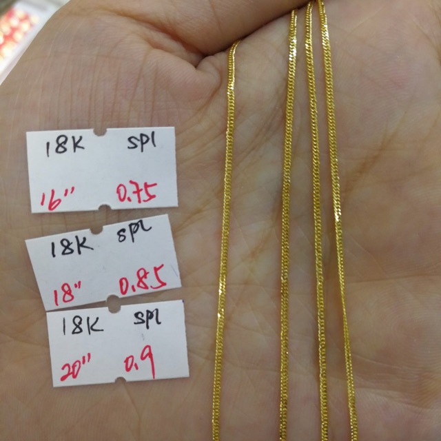 18k Saudi Gold Necklace | Shopee Philippines