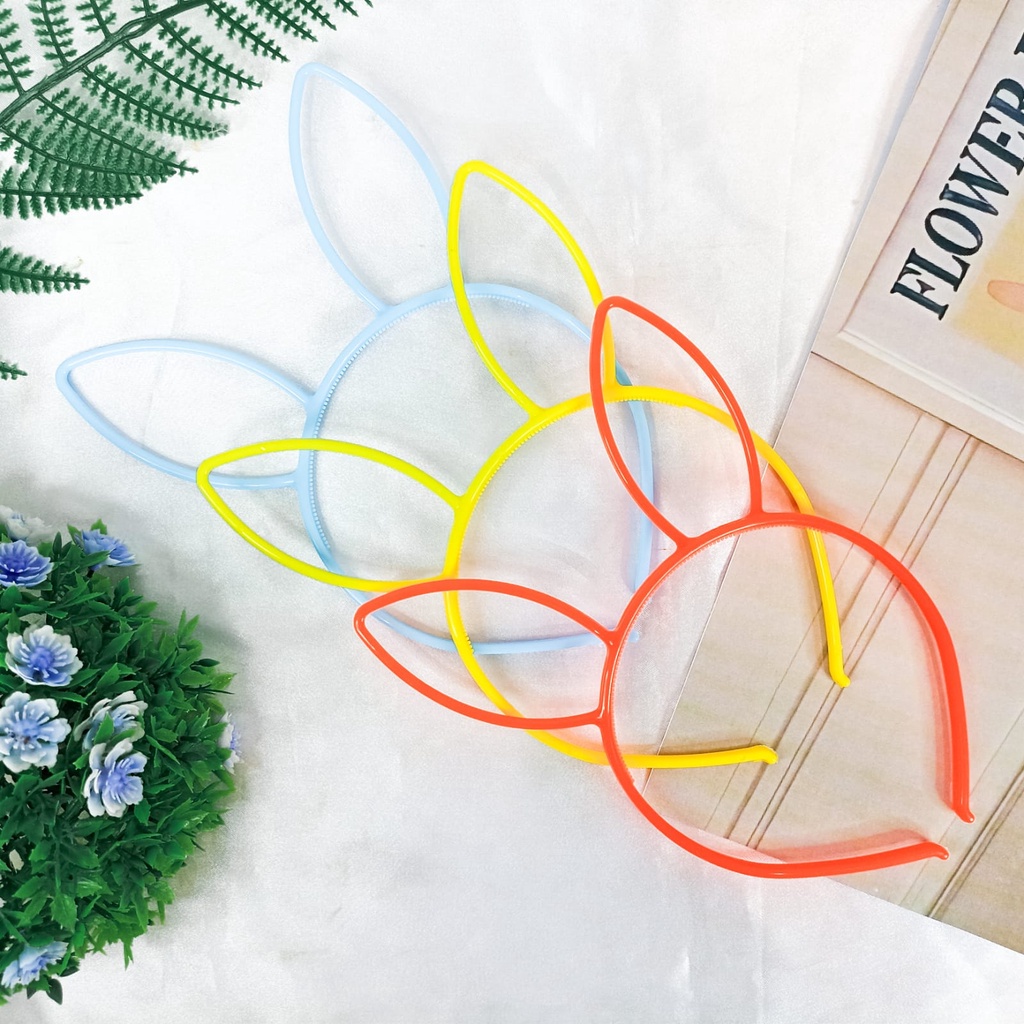 Colorful Rabbit Bandana Headband Fashion Cute Cat Rabbit Fur Random ...