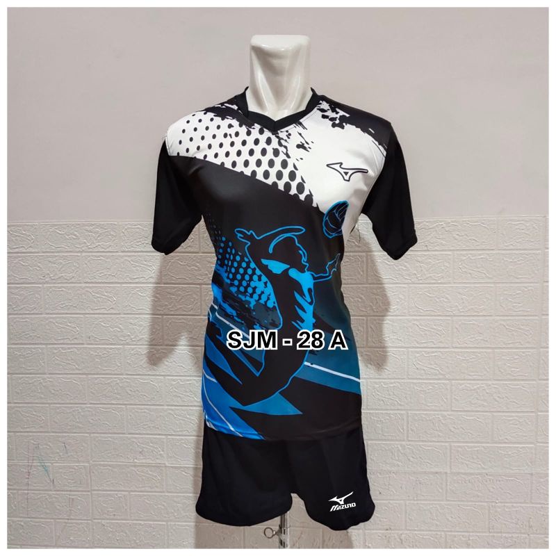 Sjm 28A full printing volleyball uniform for men and women (unisex ...