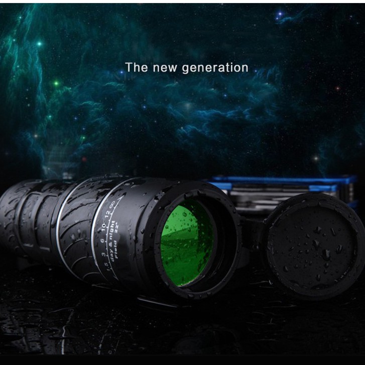 40x60 Single Barrel High-Resolution Low Light Level Night Vision Pocket ...