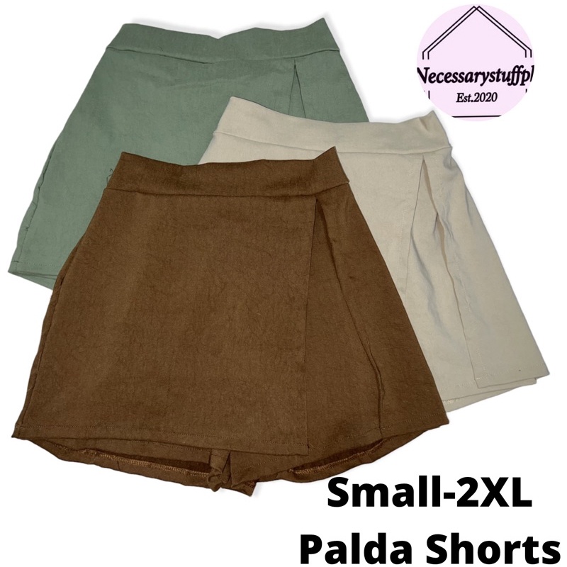 Necessary Plain Split Front Palda Shorts / Skorts (S-2XL) | Shopee ...