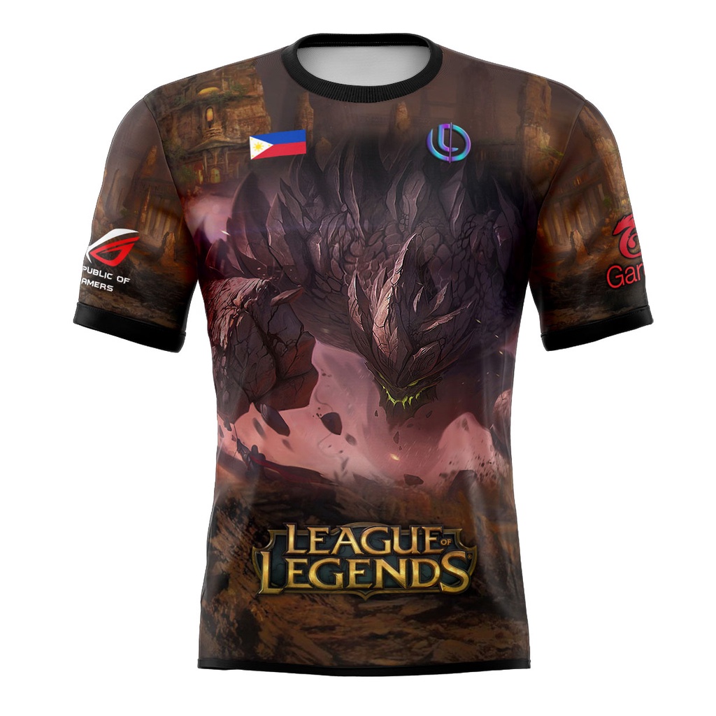 League of Legends LoL Shirt - Malphite - Excellent Quality Full ...