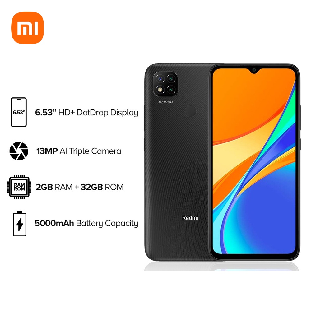 Redmi 9C 2GB RAM 32GB ROM 6.53" HD+ Display AI Triple Camera 5000mAh ...