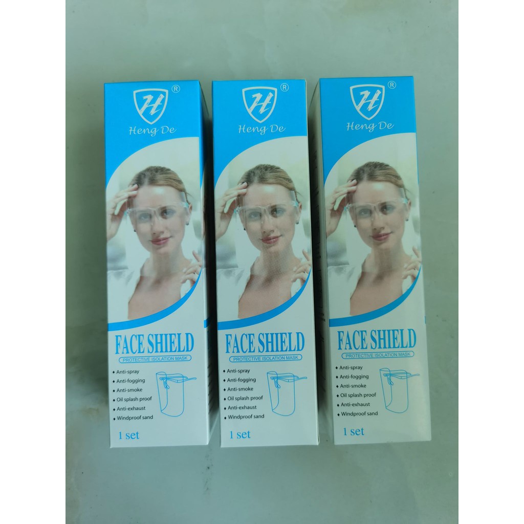 HENG DE FACE SHIELD (WITH BOX) for safety gear | Shopee Philippines