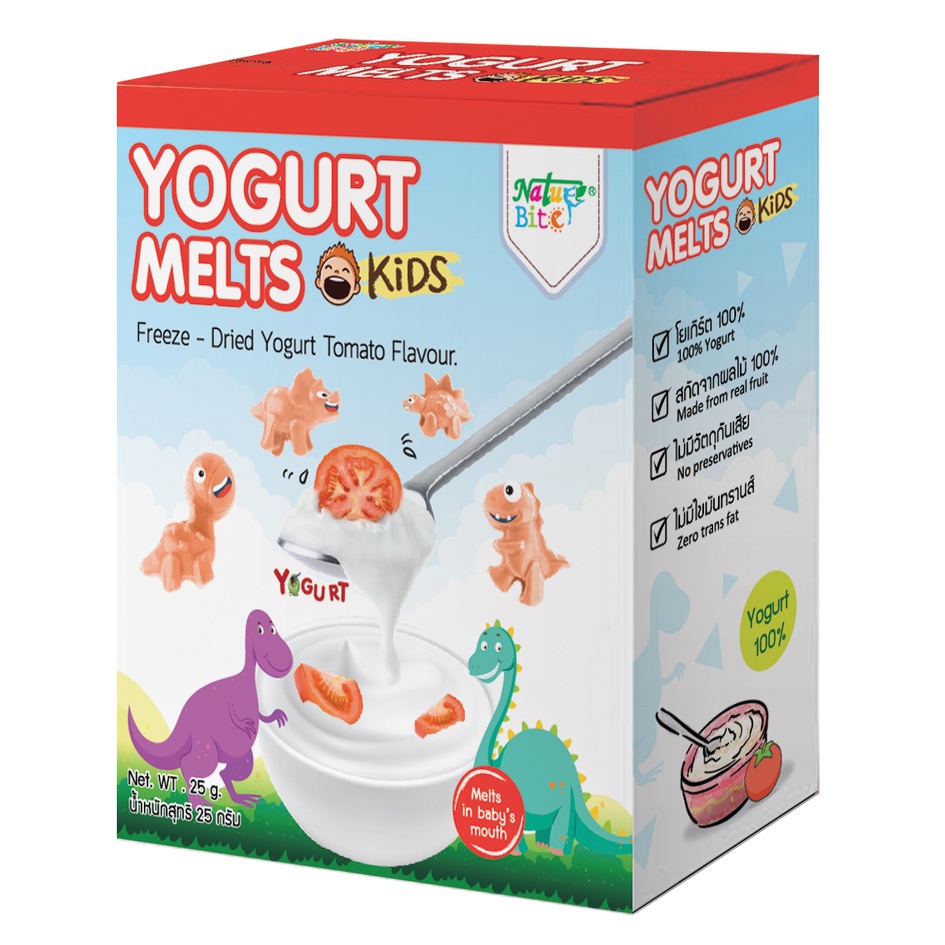 Nature Bites Crispy Yogurt Freeze Dried Dinosaur Shape Original ...