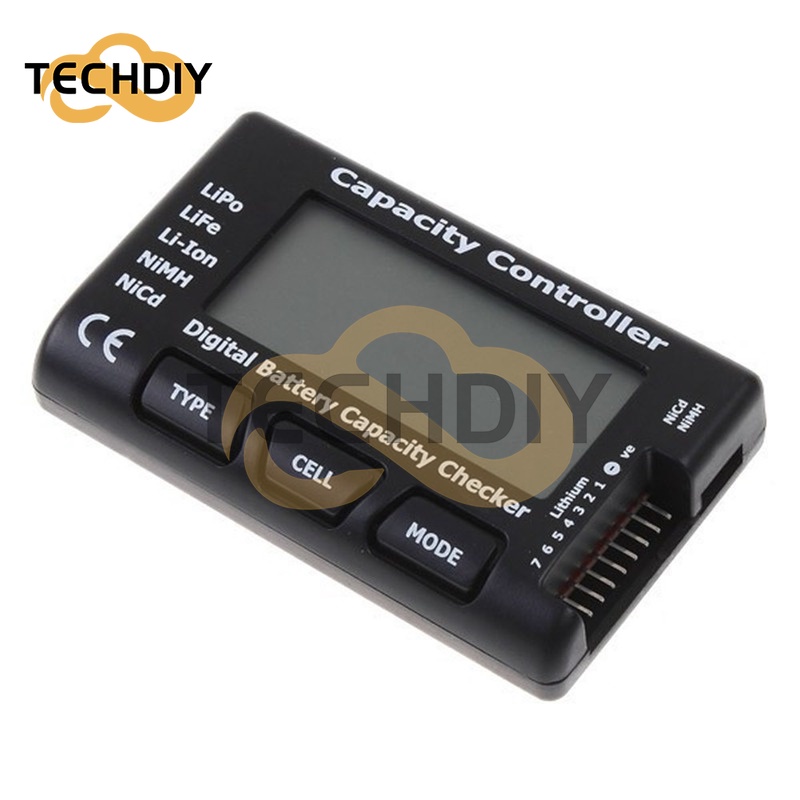 RC CellMeter-7 Digital Battery Capacity Checker LiPo LiFe Li-ion Nicd ...