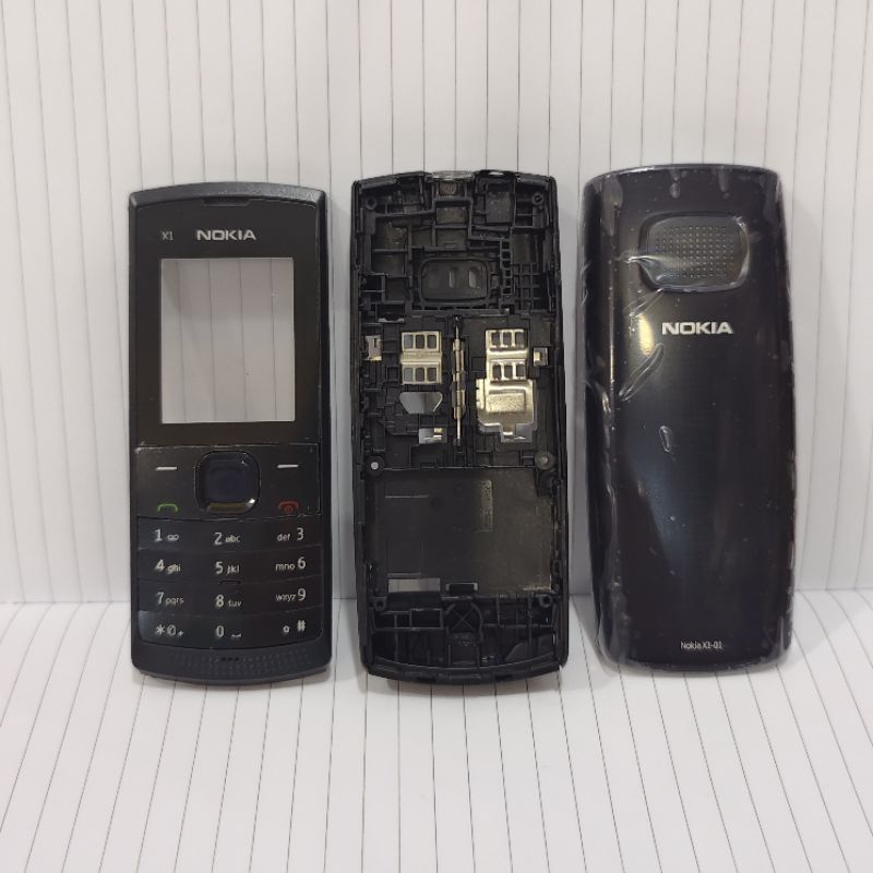 Housing NOKIA X1-00 / X1-01 FULLSET + MIDDLE BONES | Shopee Philippines