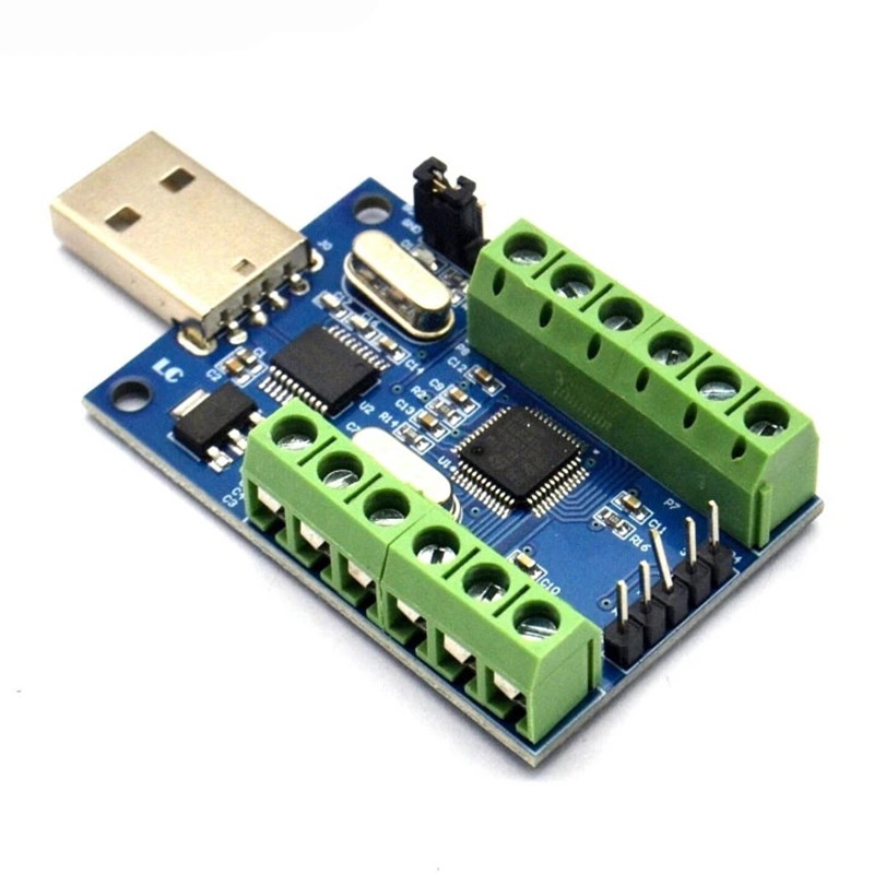 1PCS STM32 UART Communication Module 12Bit USB Interface Channels 10 Bit AD Sampling ADC Data ...