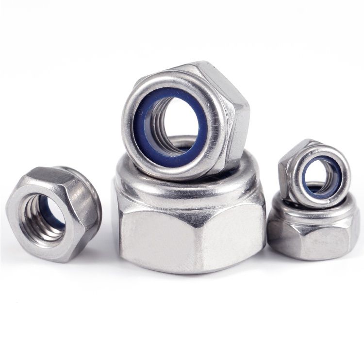 COD-y) Lock Nut / Self-Locking Nut / Nylon Locknut 304 Stainless Steel ...