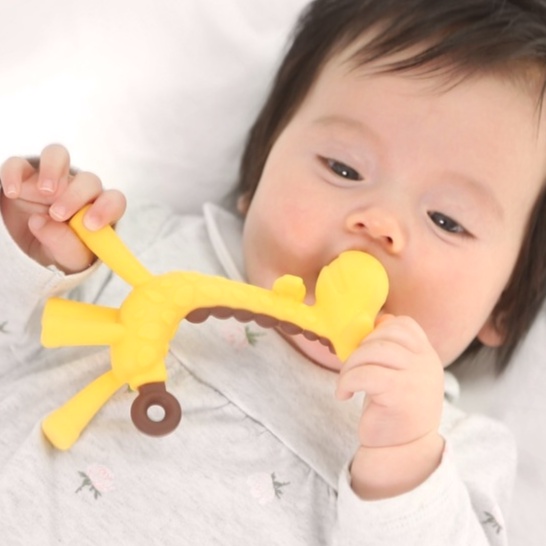 baby teether toy giraffe shape soft silicone | Shopee Philippines