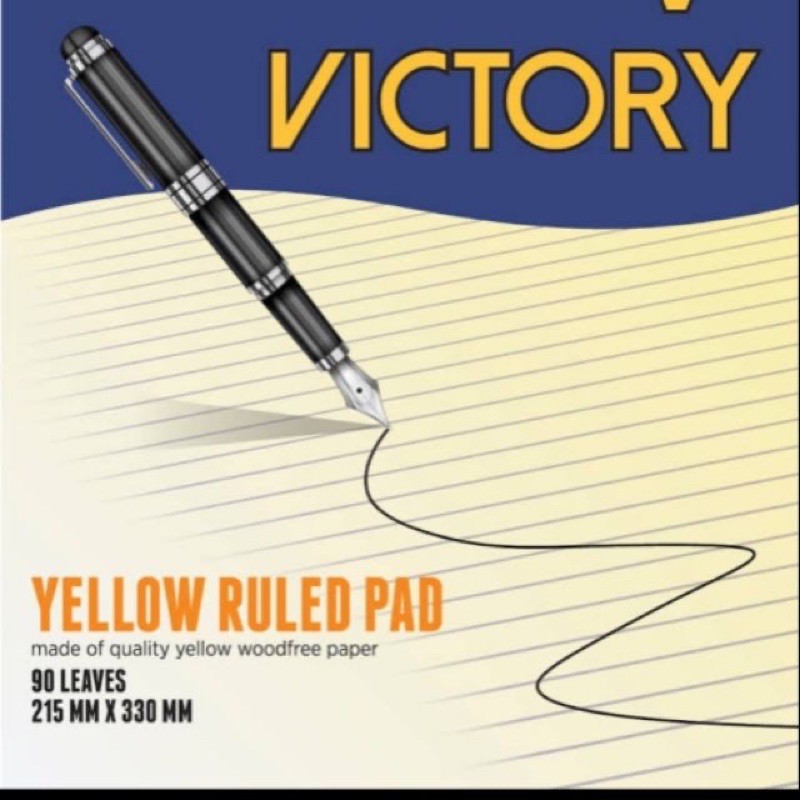 VICTORY YELLOW PAD 1 REAM | Shopee Philippines